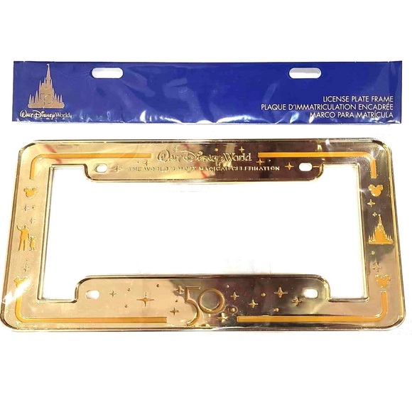 Disney | Other | Nwt Walt Disney World 5th License Plate Frame | Poshmark